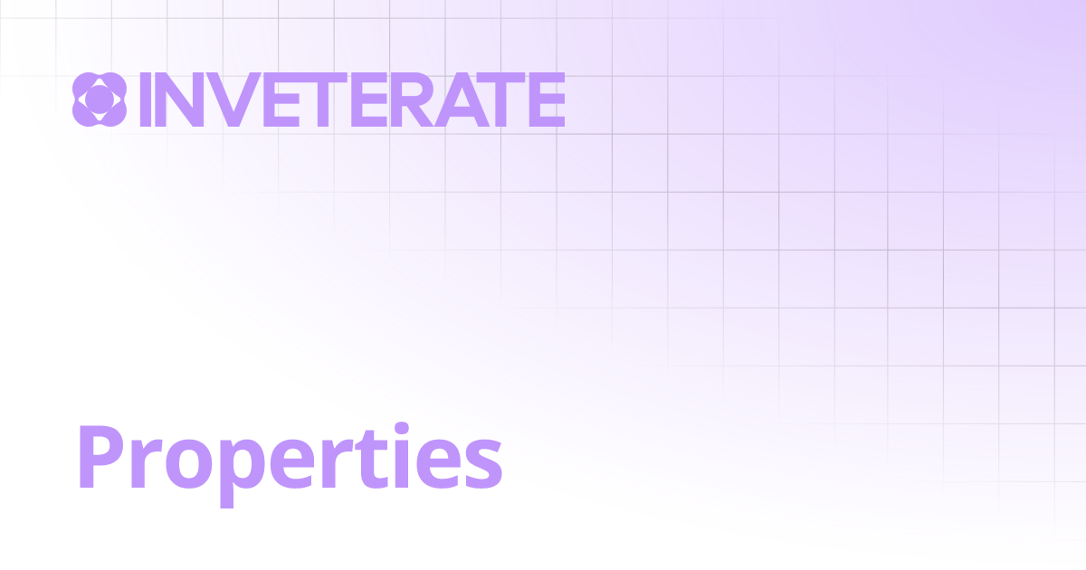 Properties | Developer Documentation