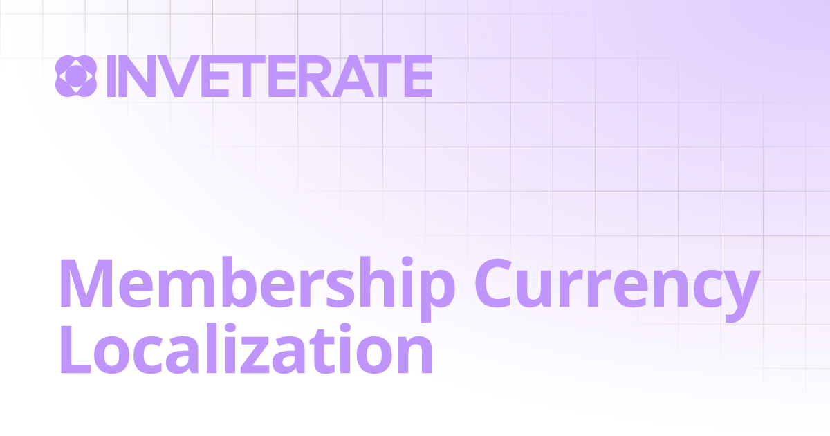 Membership Currency Localization | Help Center