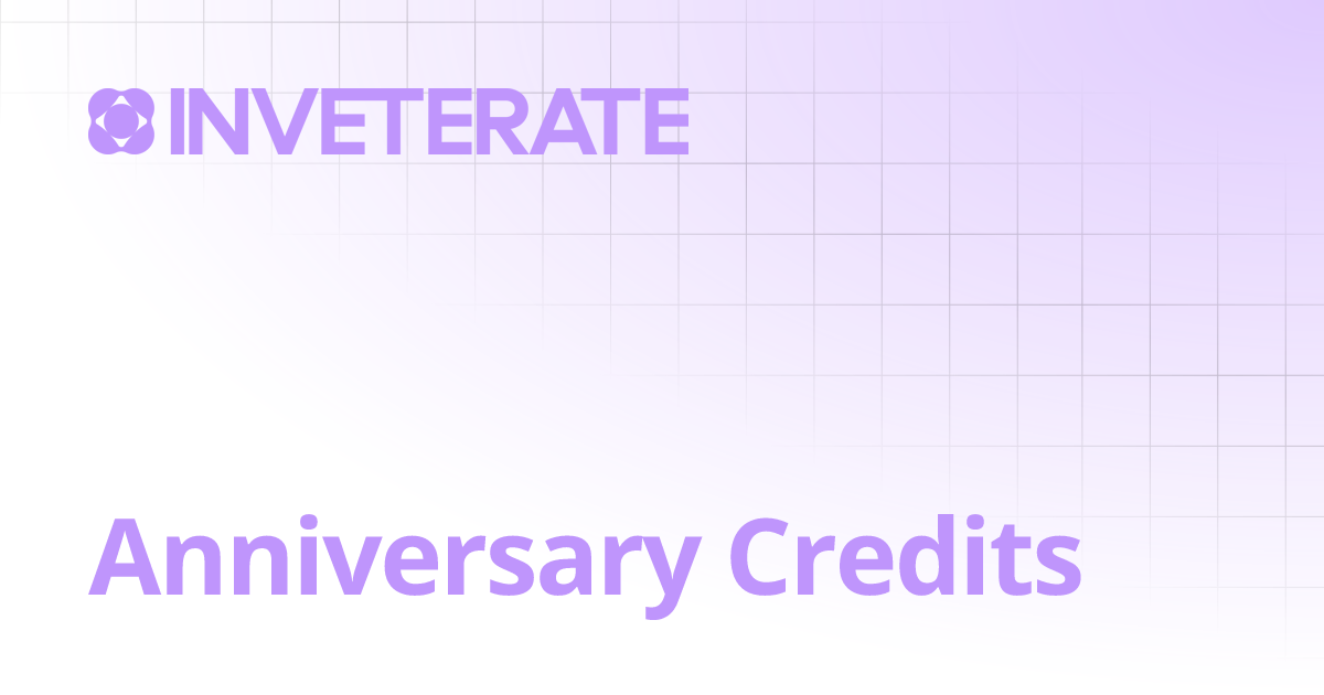 Anniversary Credits | Help Center
