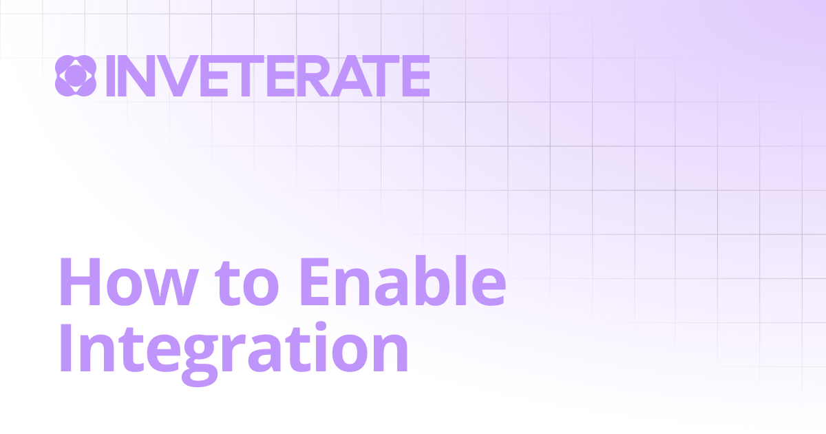 How to Enable Integration | Help Center