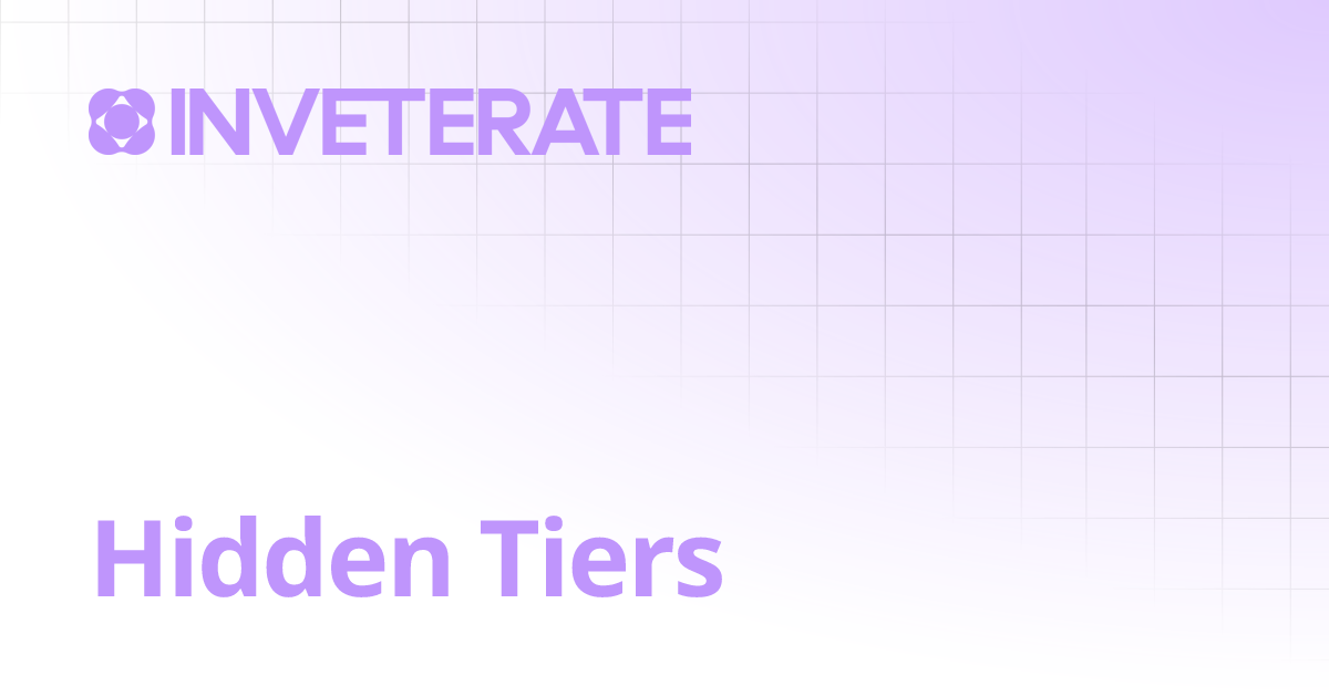Hidden Tiers | Help Center