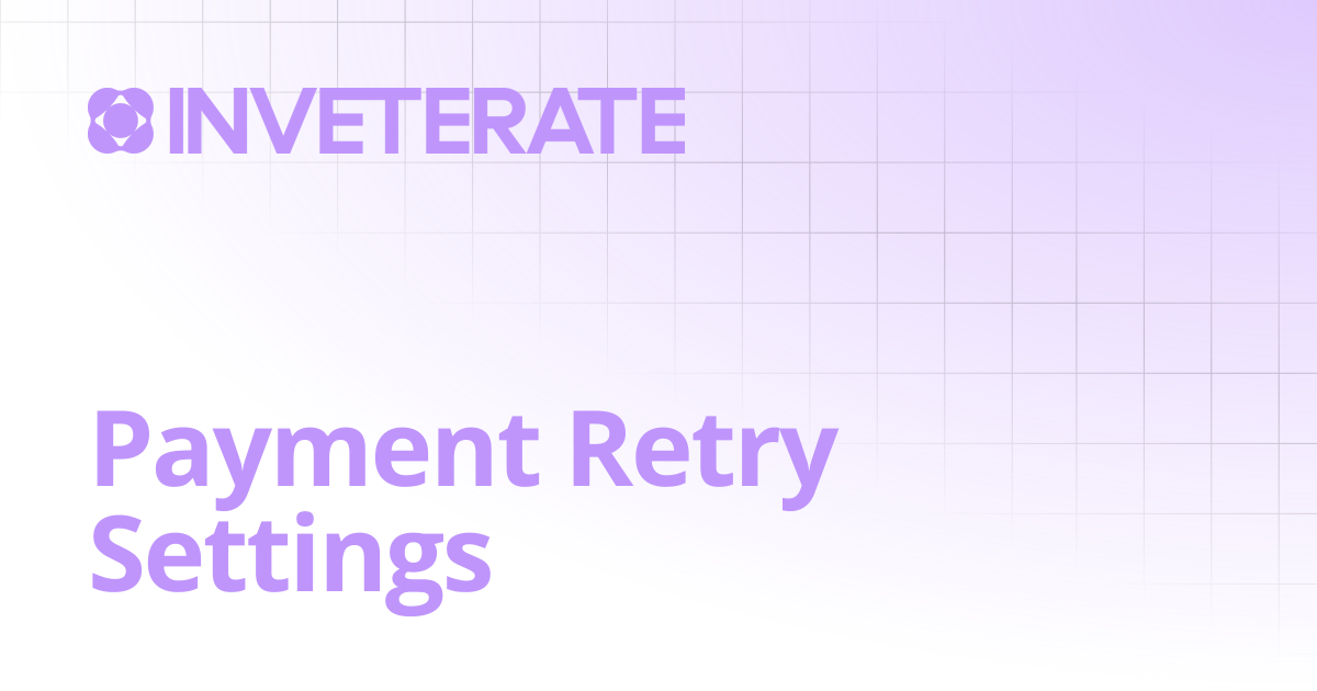Payment Retry Settings | Help Center